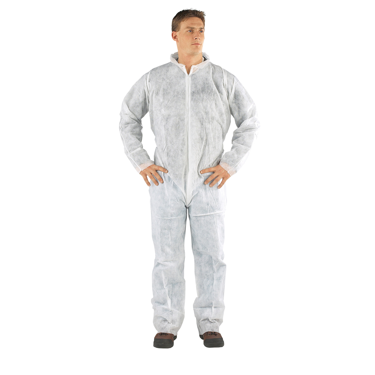 Safe N' Clean™ Coverall with Open Wrists & Ankles | DiVal Safety Equipment