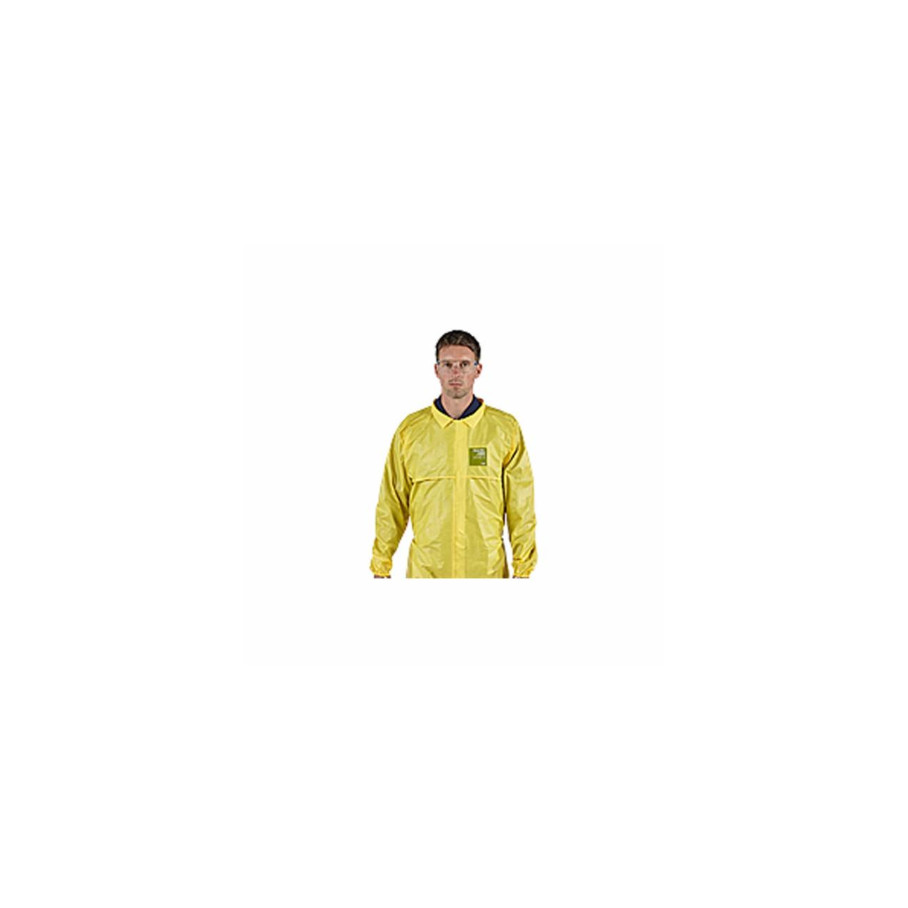 Ansell® AlphaTech® 2300 PLUS Jacket with Bound Collar, Yellow, 50/case ...