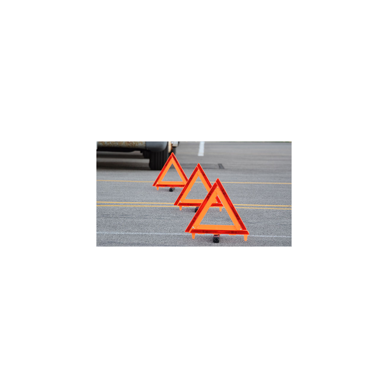 Warning Triangle Kit w/ Case | DiVal Safety Equipment