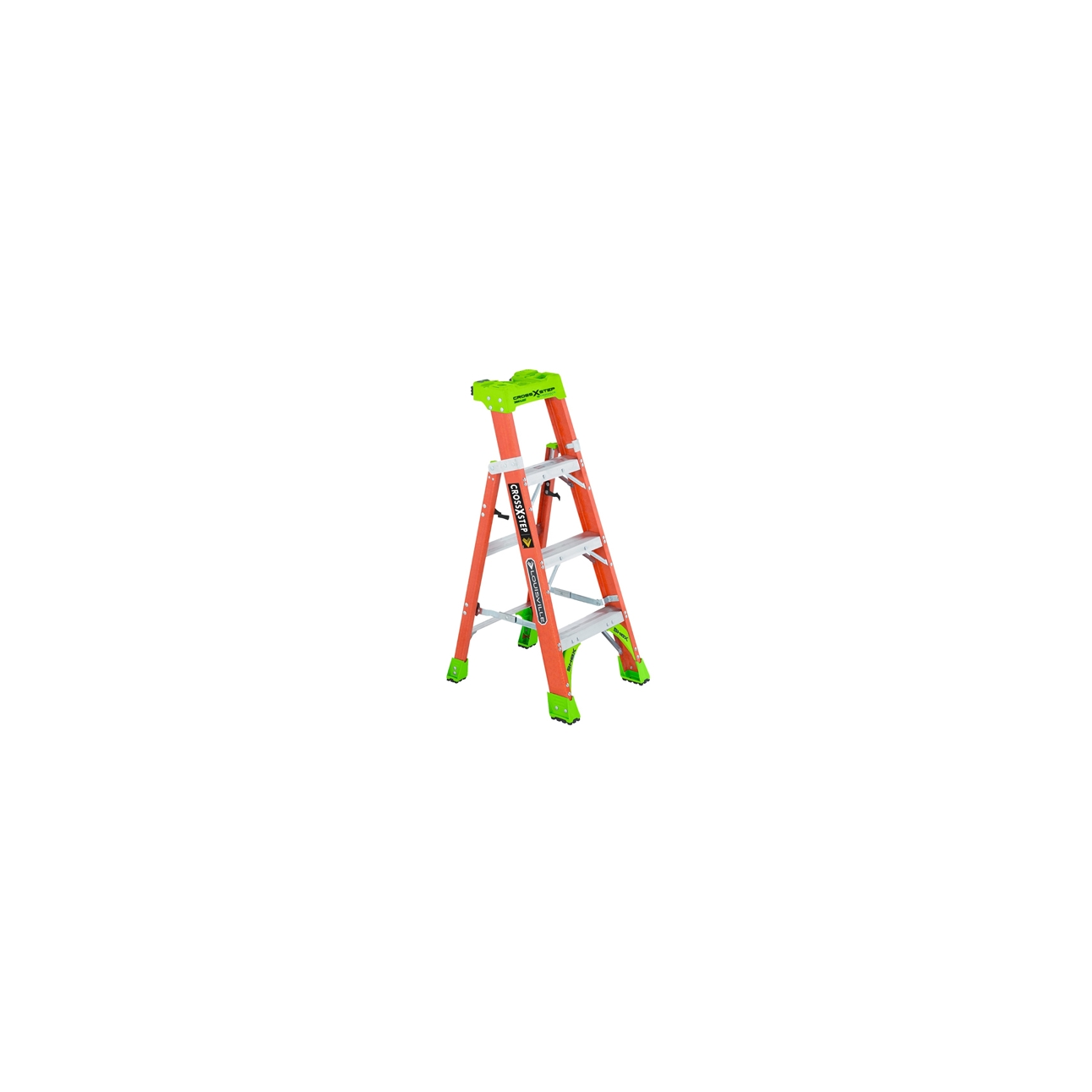 Louisville™ Fiberglass Cross Step Ladder, Type 1A, 300-Pound Load ...