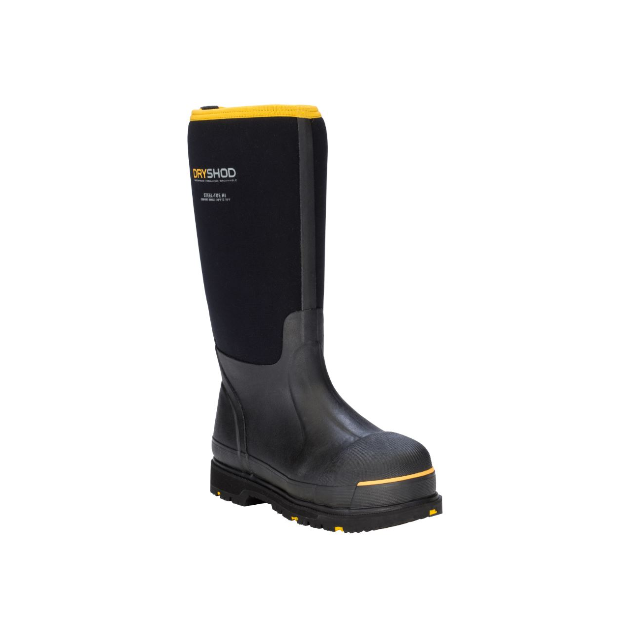 Dryshod Unisex Hi Waterproof Steel Toe Rubber Boot | DiVal Safety Equipment