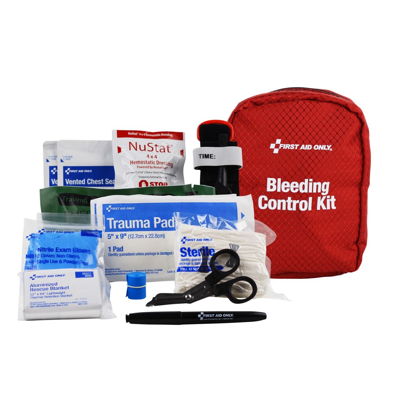 First Aid Only® 91138-001 Deluxe Pro Bleeding Control Kit | DiVal ...