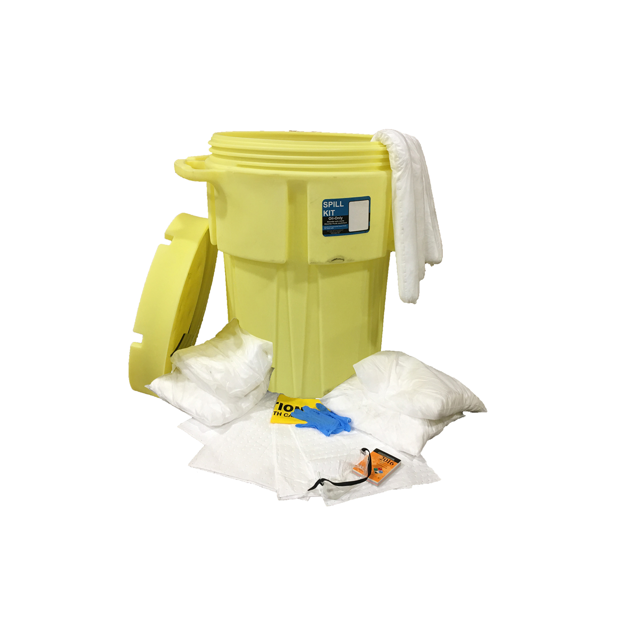 Oil Only 95 Gallon Overpack Spill Kit | DiVal Safety Equipment