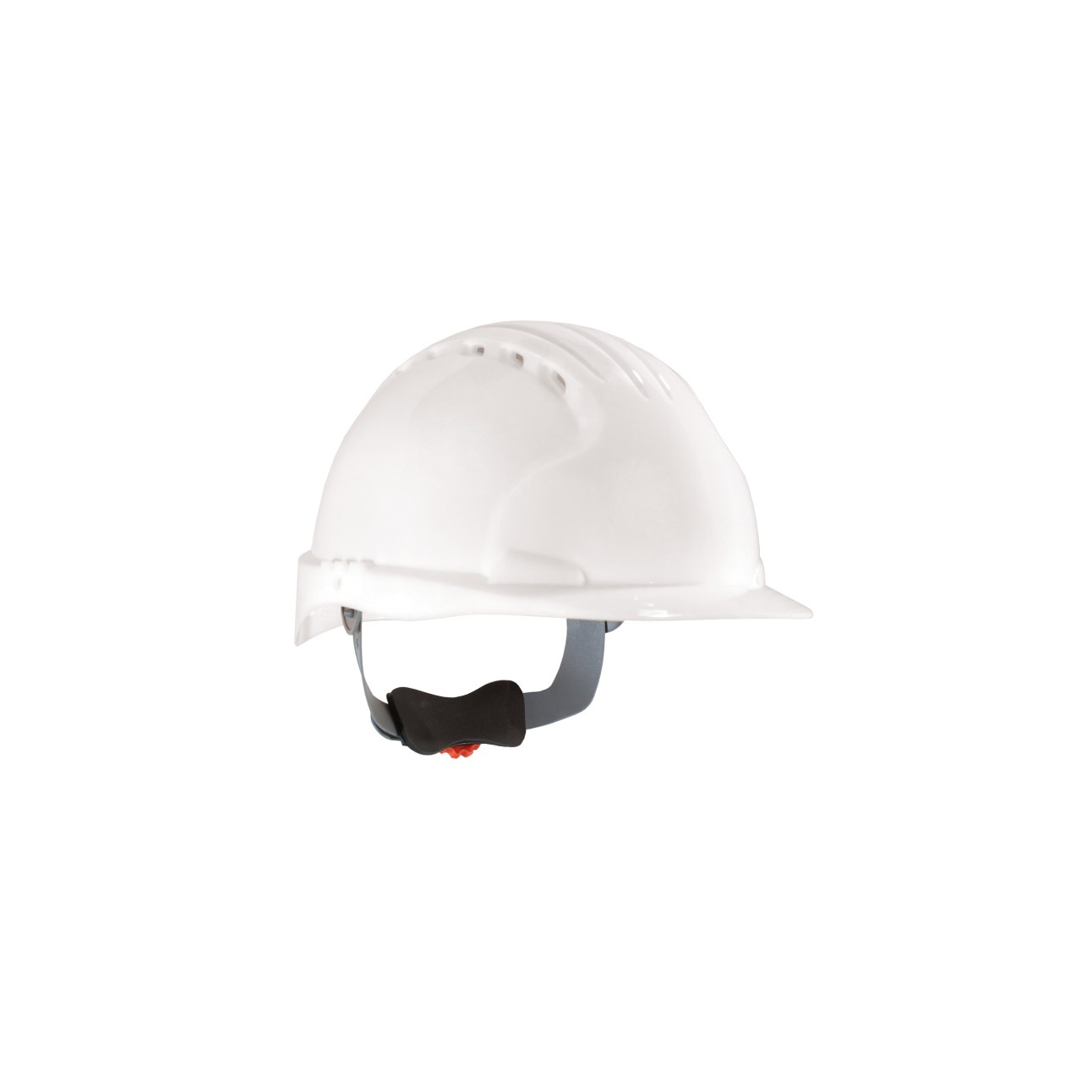 Evolution® Deluxe Standard Brim Hard Hat w/ 6-Point Polyester ...