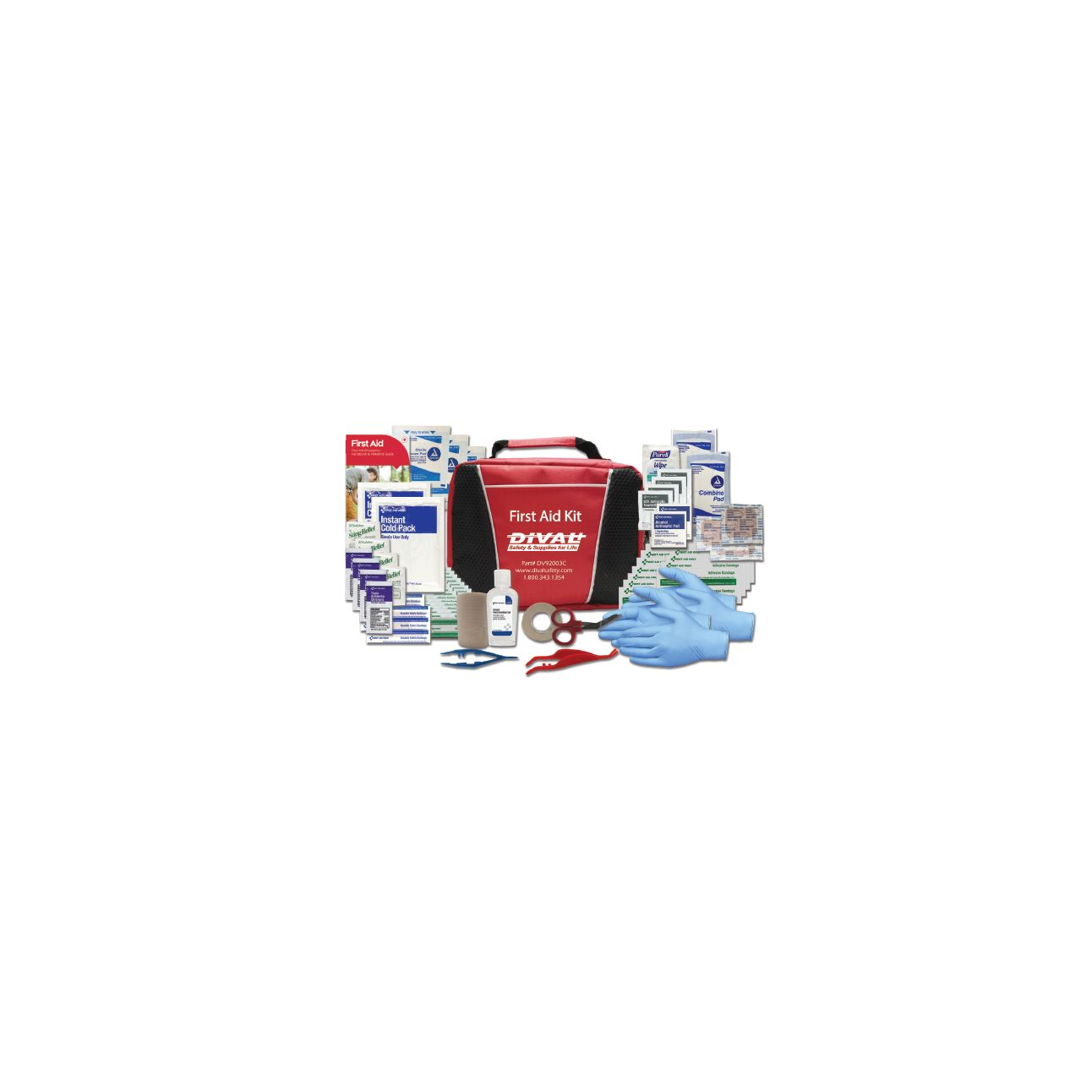 DiVal All Purpose Softsided First Aid Kit | DiVal Safety Equipment